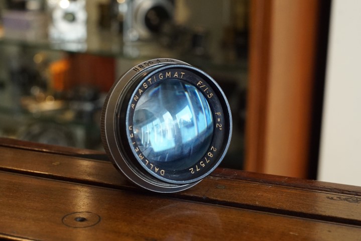 Dallmeyer Anastigmat 1.5 / 2inch, Patent Septac - Fotohandel Delfshaven ...
